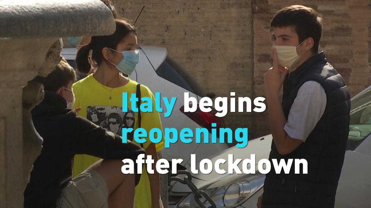 Italy begins reopening after COVID-19 lockdown - CGTN