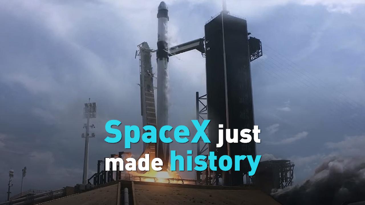 Watch SpaceX and NASA make history - CGTN