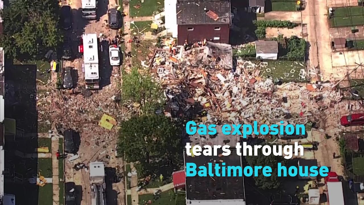 One dead, six injured after gas explosion in Baltimore - CGTN