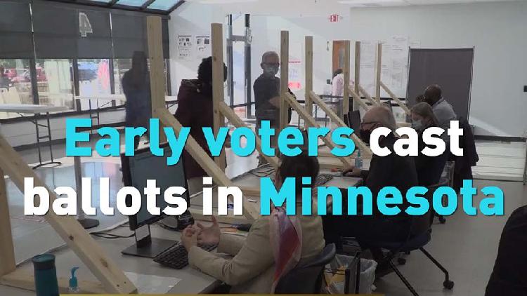 Early voters cast ballots in Minnesota - CGTN