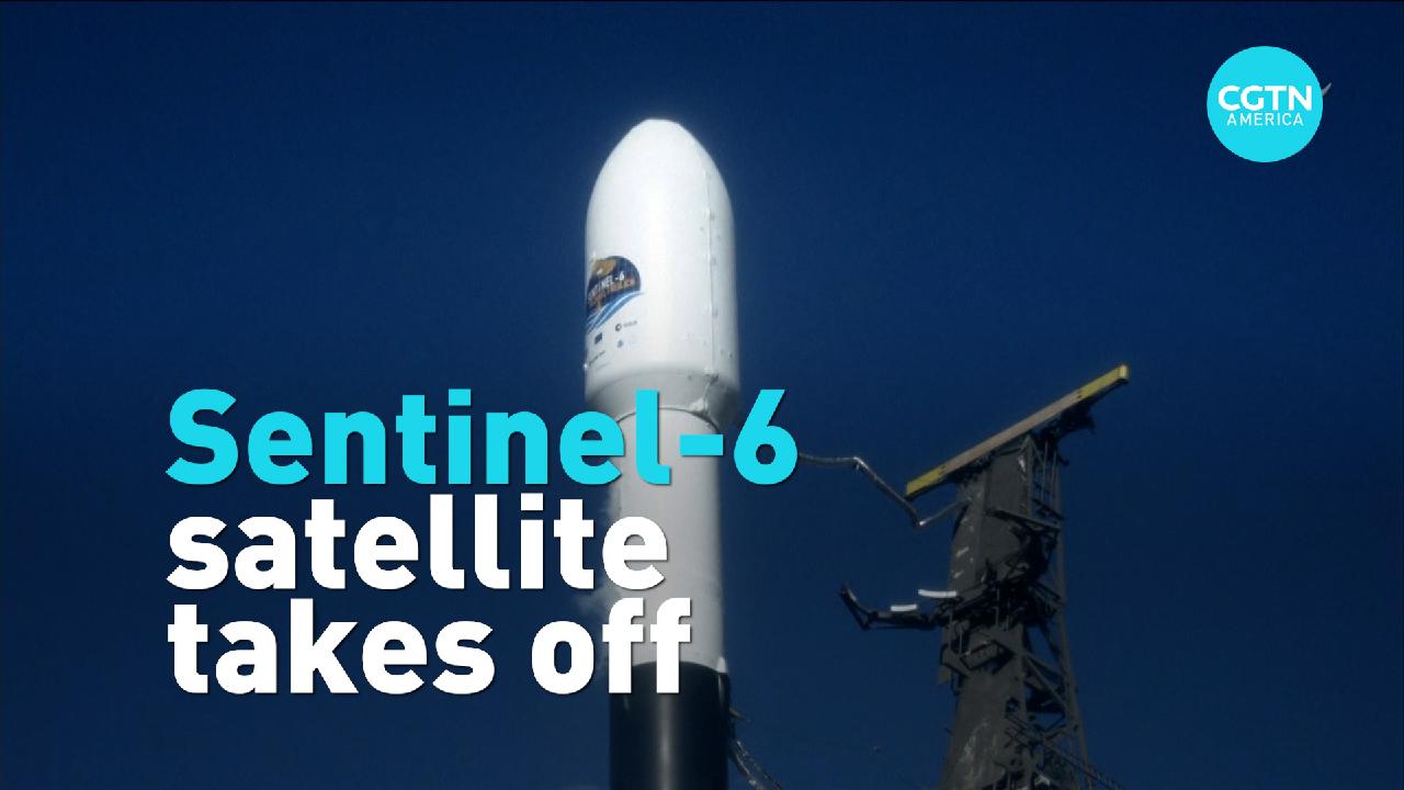Sentinel-6 satellite takes off - CGTN