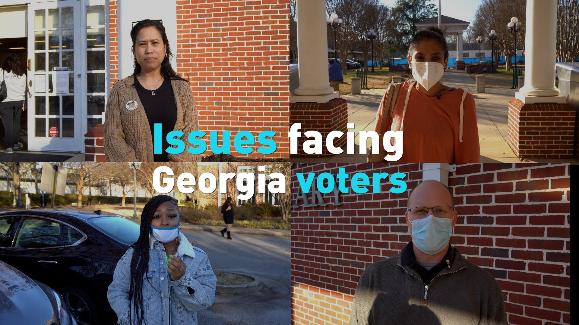 Hear what Republican and Democrat voters in Georgia have to say - CGTN