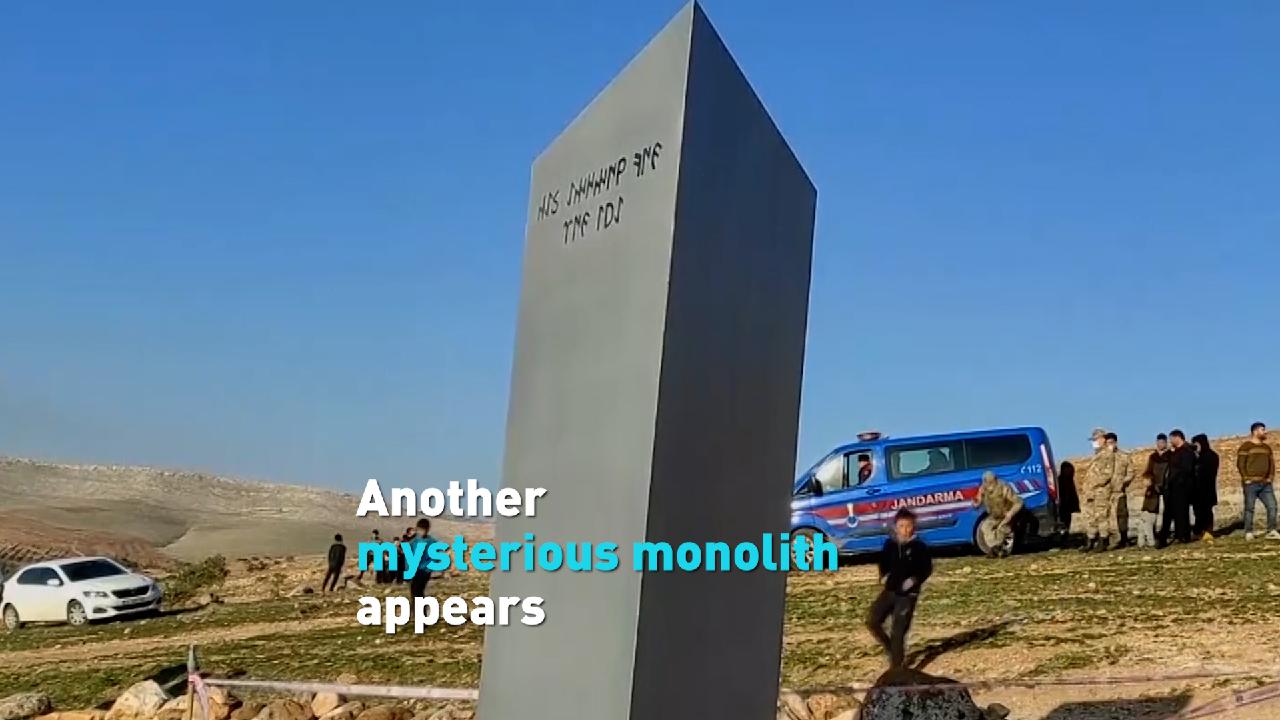 A new “mysterious monolith” pops up in Turkey - CGTN