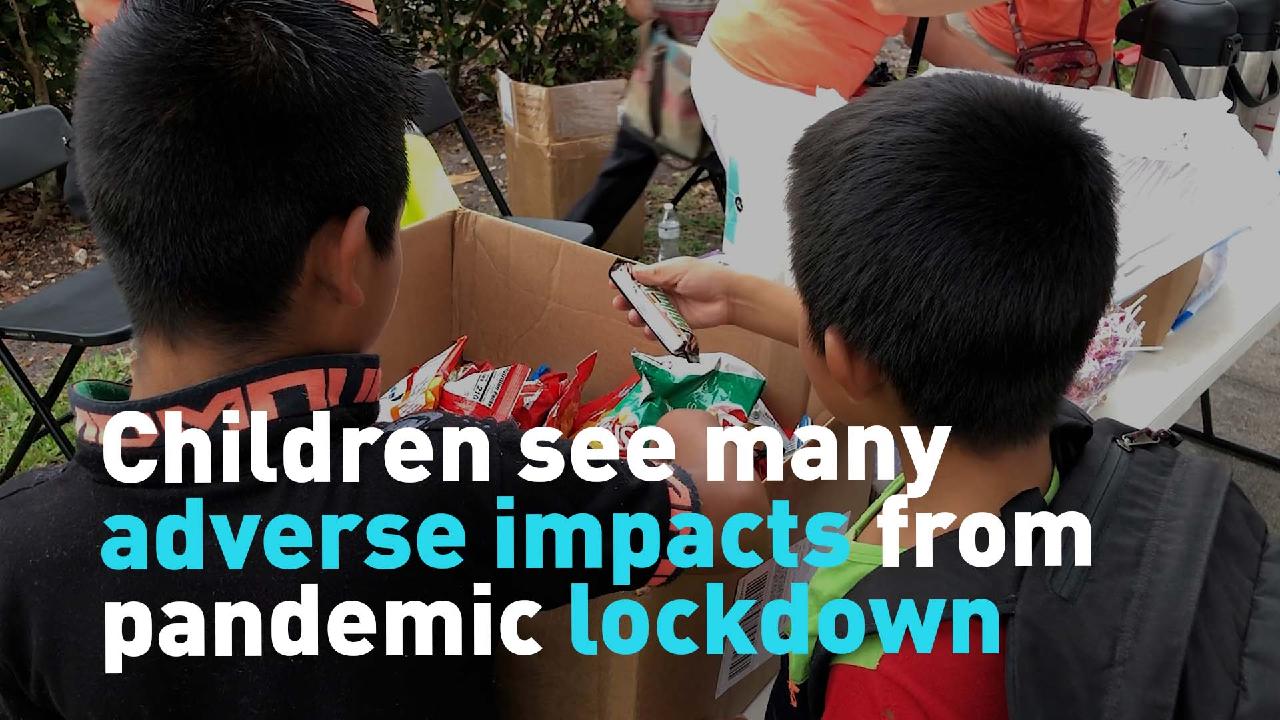 Children see many adverse impacts from pandemic lockdown - CGTN