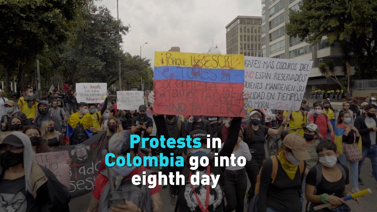 UN raises alarms over unrest, clashes at Colombian protests - CGTN