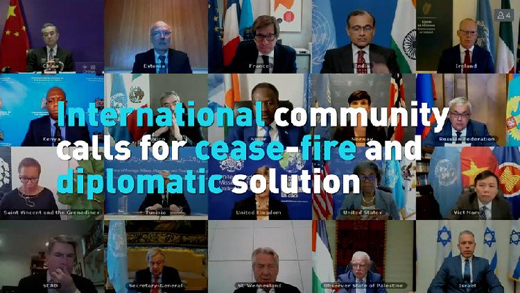 International community calls for cease-fire and diplomatic solution - CGTN