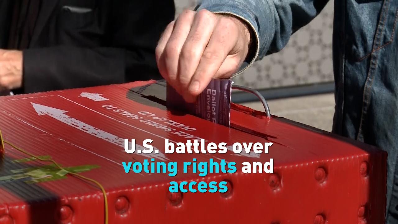 Voter rights battle taking place across U.S. - CGTN