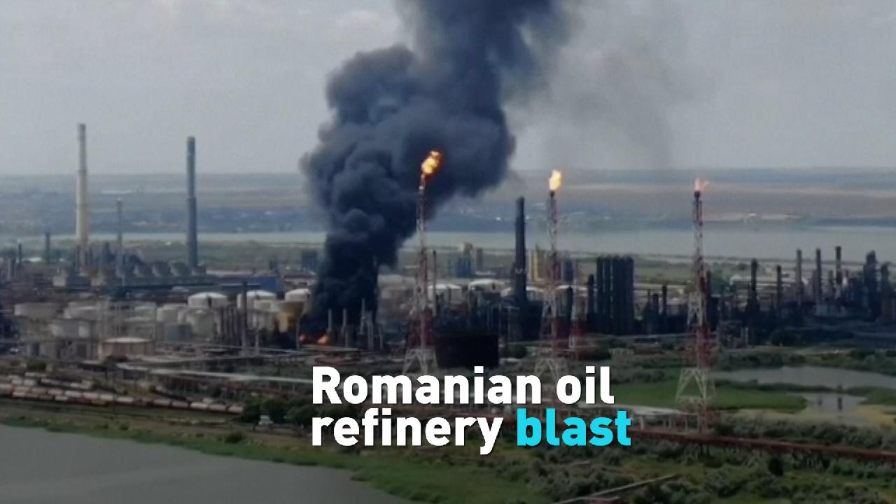 Explosion and fire at Romania's largest oil refinery, 1 dead - CGTN