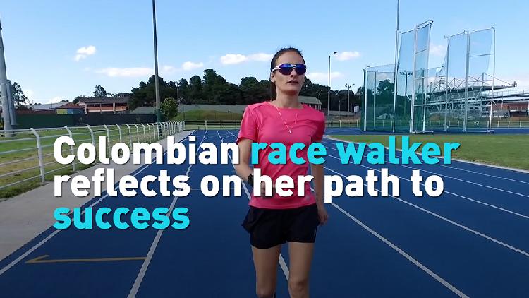 Colombian race walker reflects on her path to success - CGTN