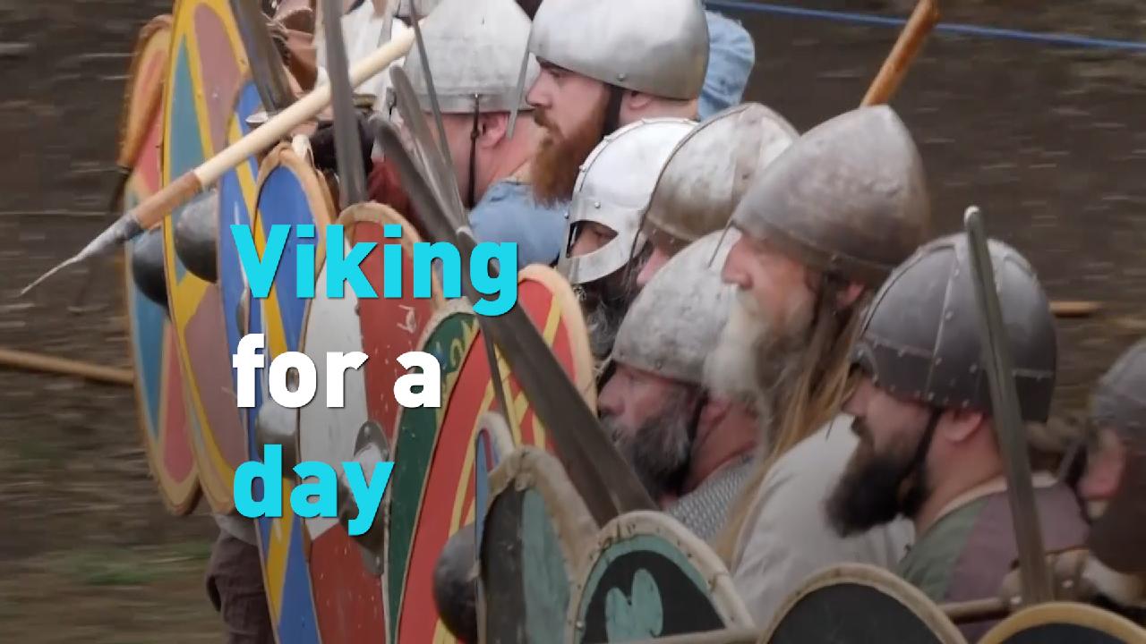 A Day in the life of a Viking: Festival reenact warriors' lives - CGTN