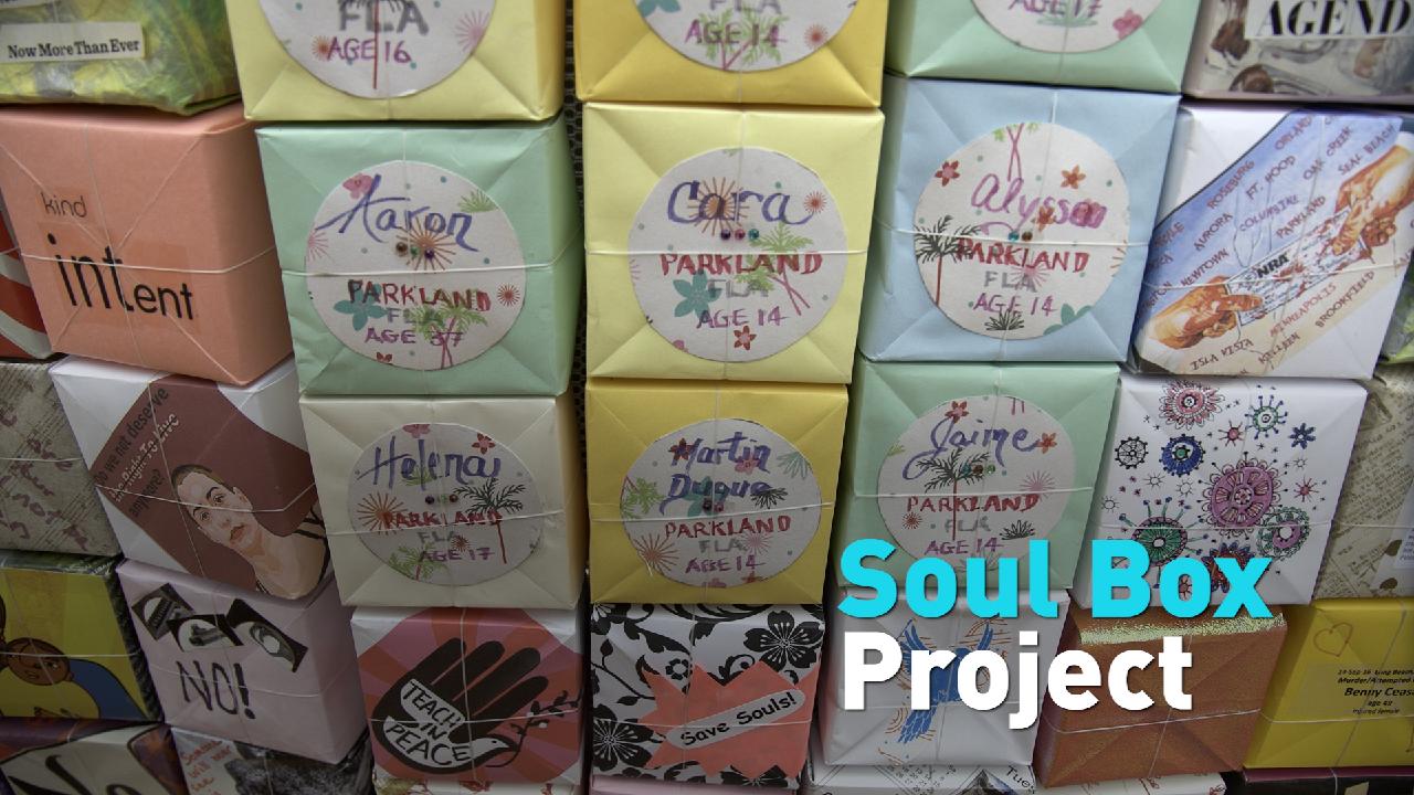 Soul Box project in Washington, D.C. represents gun violence victims - CGTN