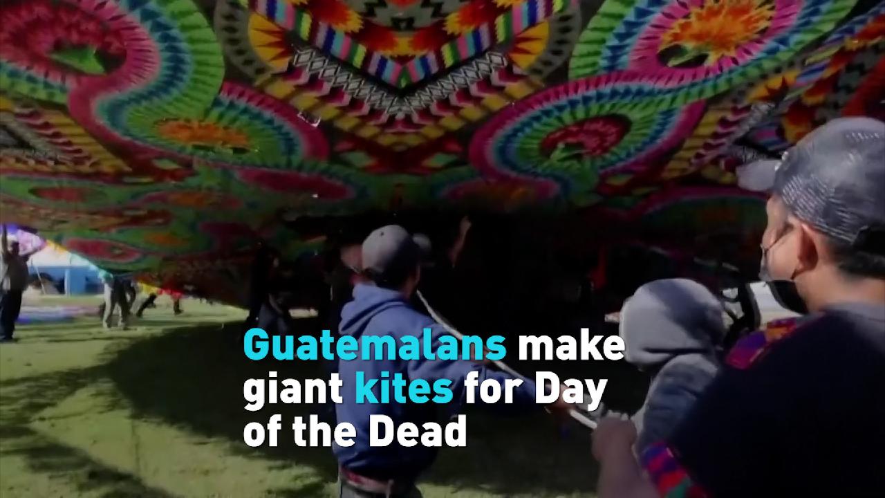 Guatemalan community launches kites for Day of the Dead - CGTN