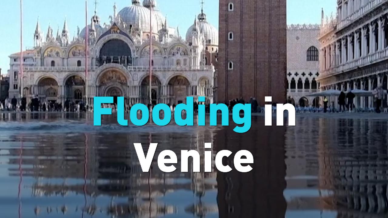 Flooding in Venice - CGTN