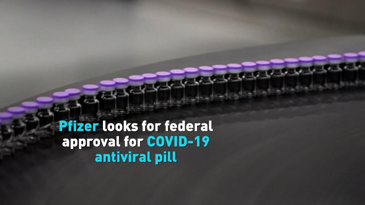 Pfizer looks for federal approval for COVID-19 antiviral pill - CGTN