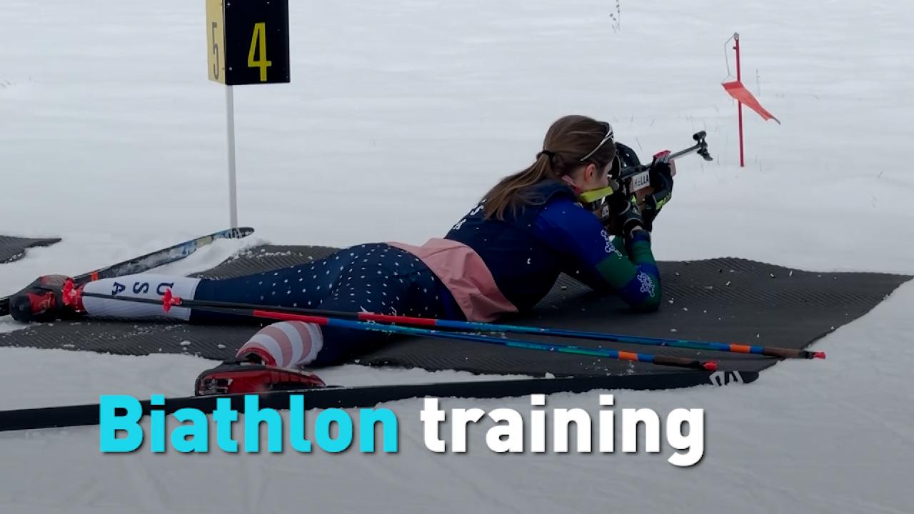 Biathlon requires marksmanship and strength - CGTN