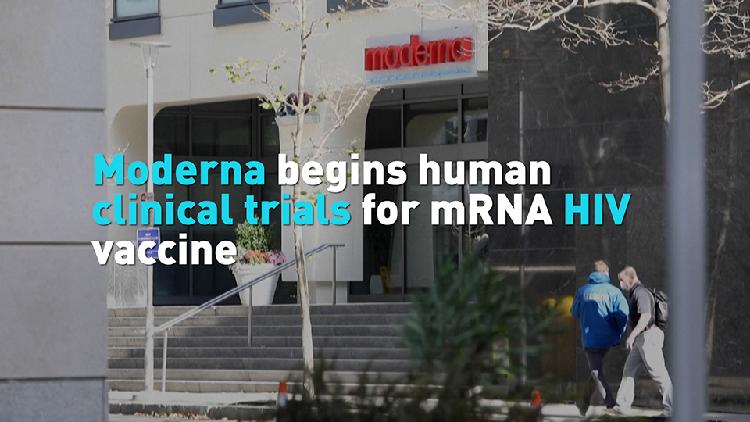 Moderna begins human clinical trials for mRNA HIV vaccine - CGTN