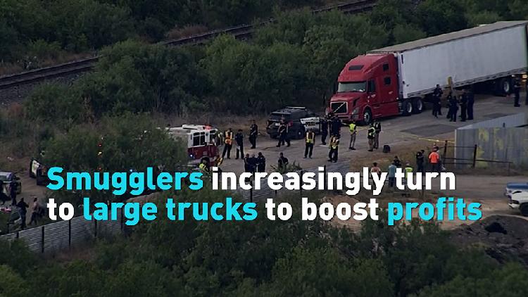 Smugglers increasingly turn to large trucks to boost profits - CGTN