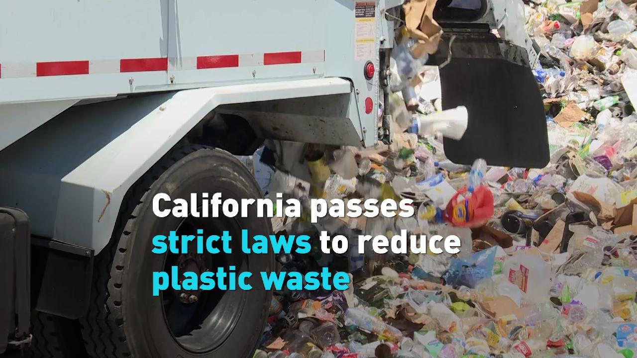 California passes strict laws to reduce plastic waste - CGTN