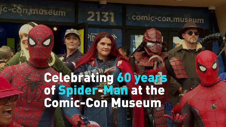 Celebrating 60 years of Spider-Man at the Comic-Con Museum - CGTN
