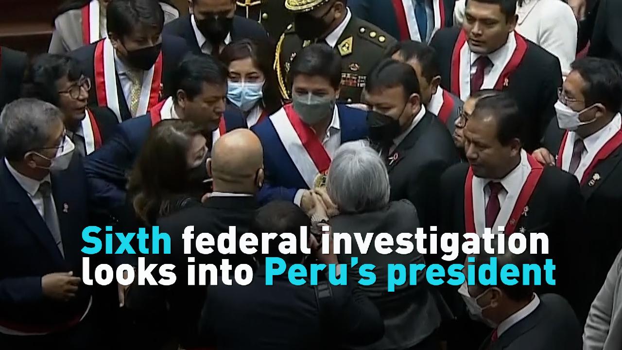 Sixth federal investigation opened into Peru's President Castillo - CGTN