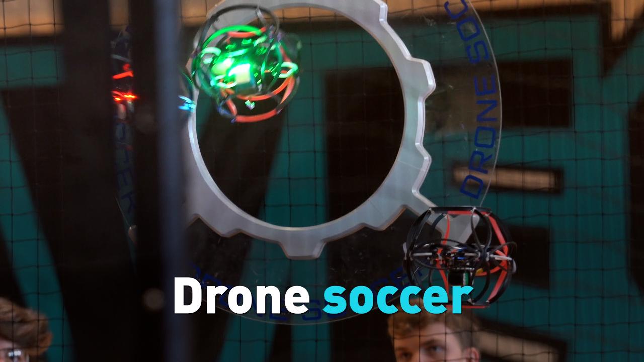 Drone soccer picks up popularity with students, academics - CGTN