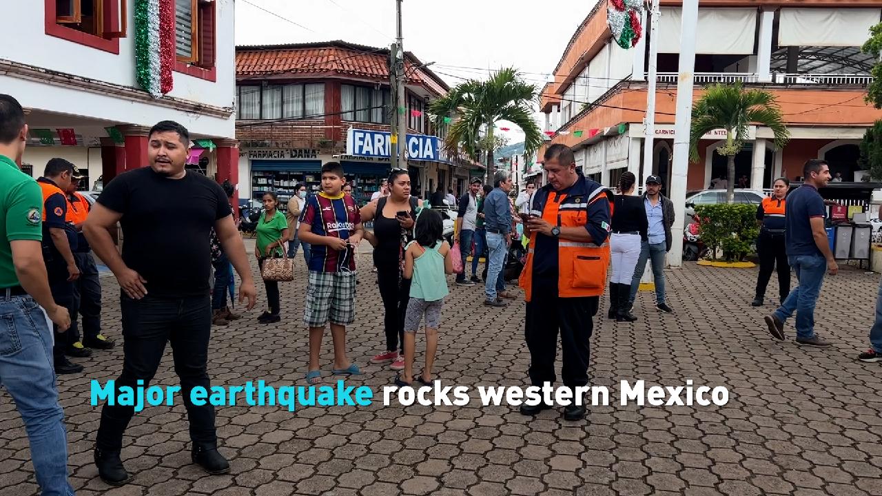 Major earthquake rocks western Mexico - CGTN