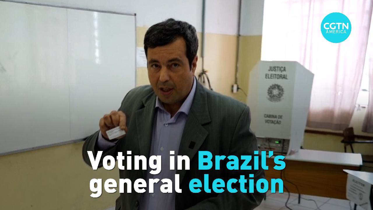 See what it's like to vote in Brazil's general election - CGTN