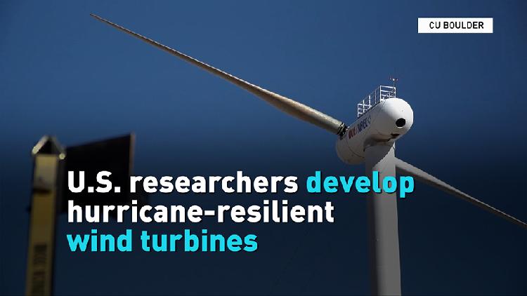 U.S. researchers develop hurricane-resilient wind turbines - CGTN