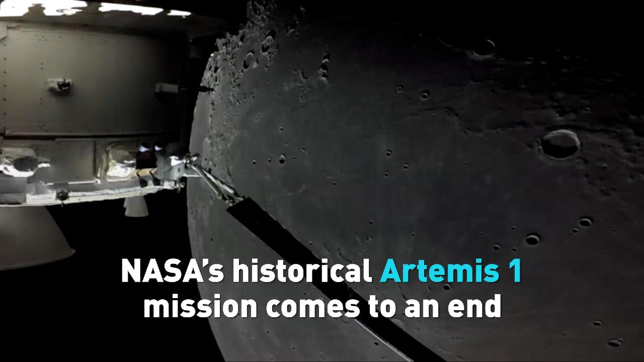 NASA'S historical Artemis 1 mission concludes - CGTN