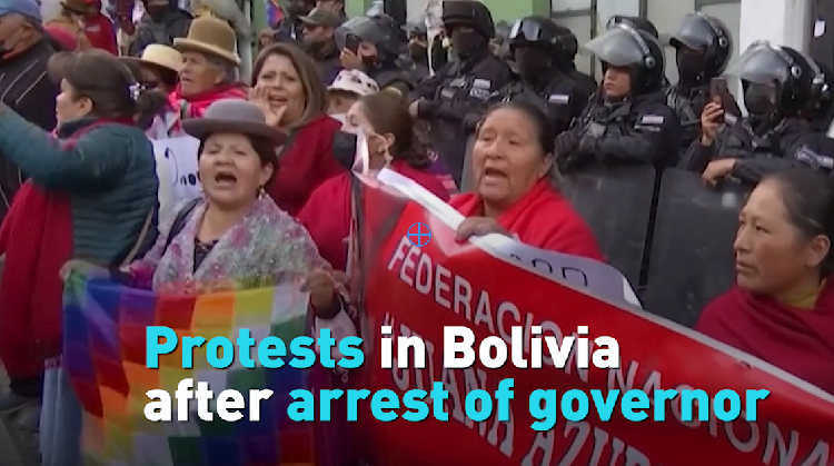 Protests in Bolivia after arrest of governor - CGTN