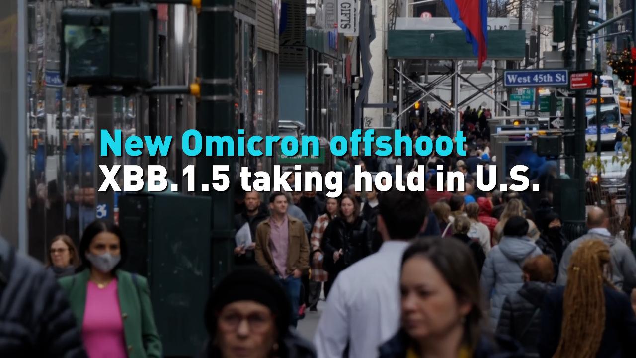 New Omicron offshoot XBB.1.5 taking hold in U.S. - CGTN