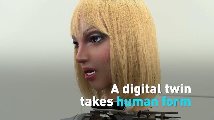 A digital twin takes human form - CGTN