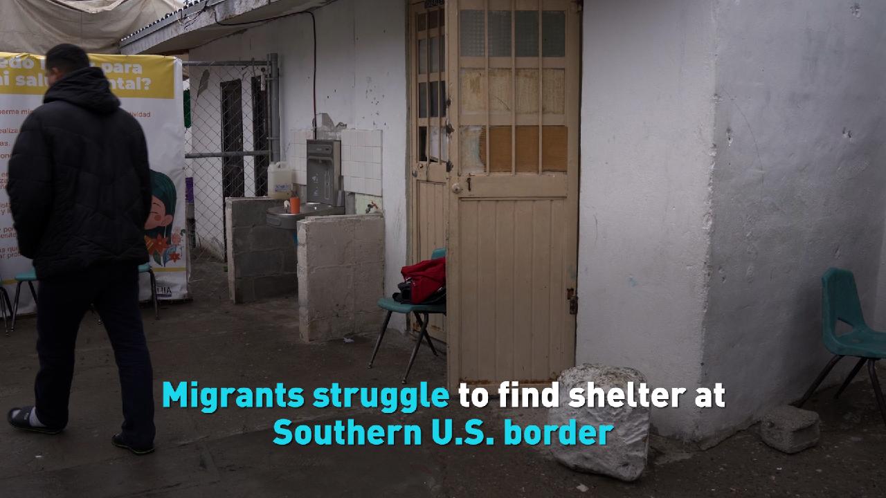 Migrants, refugees struggle for shelter at southern U.S. border - CGTN
