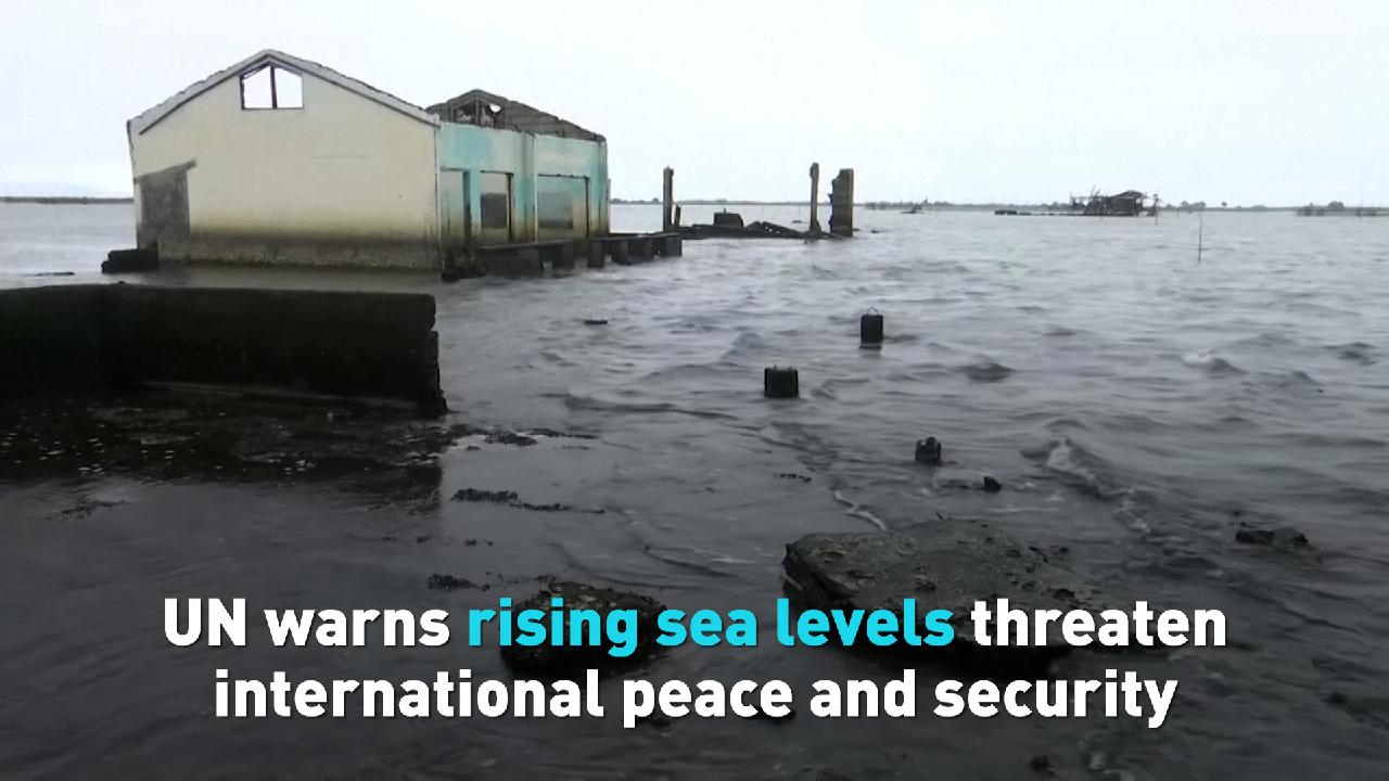UN warns rising sea levels threaten international peace and security - CGTN