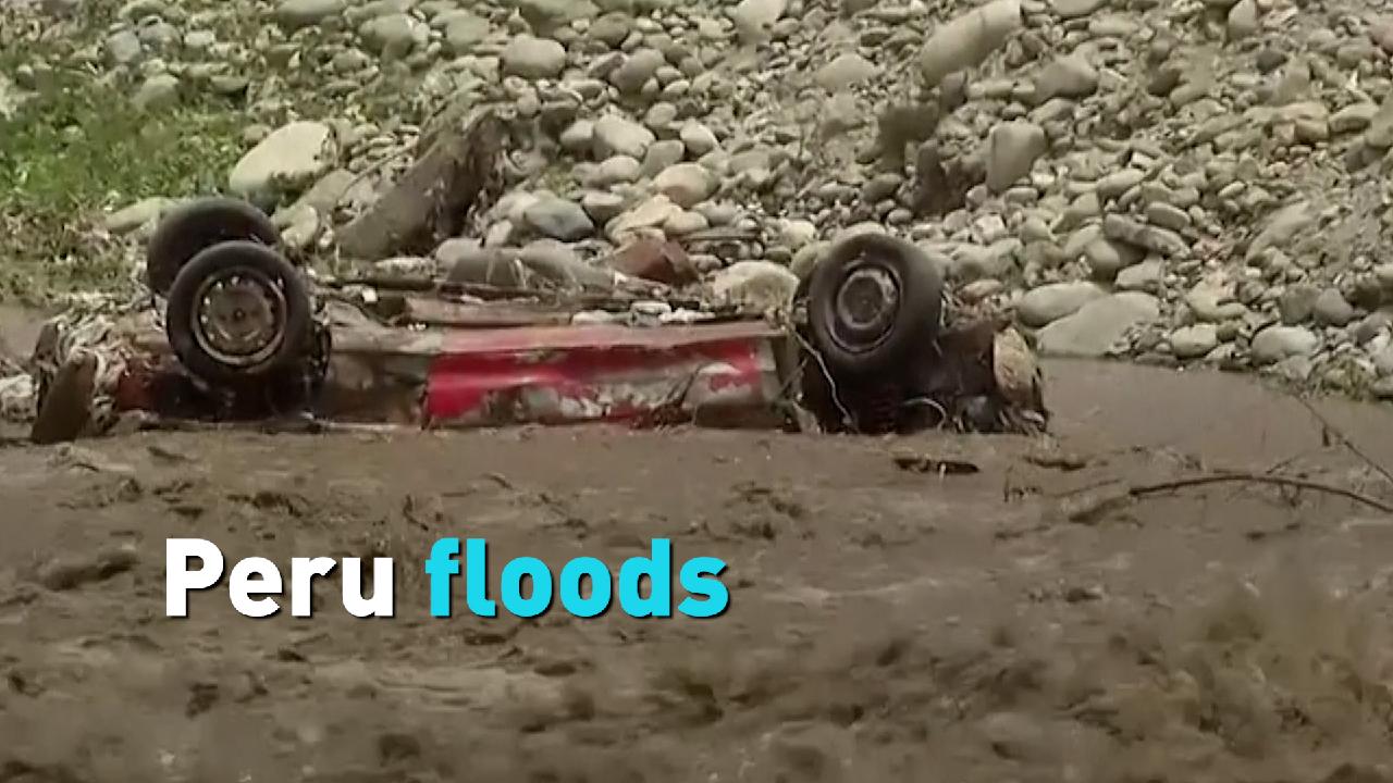 Flooding in Peru after Cyclone Yaku - CGTN