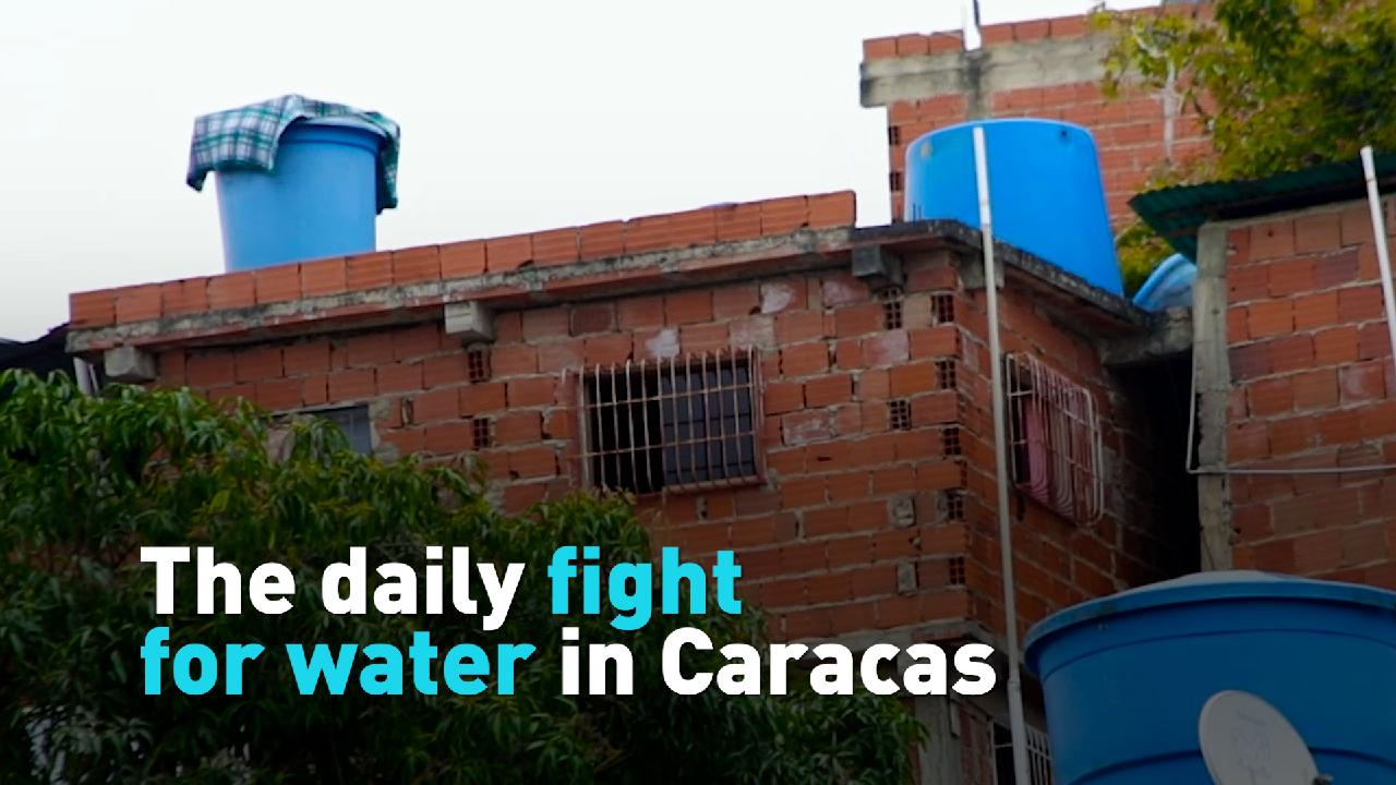 The daily fight for water in Caracas, Venezuela - CGTN