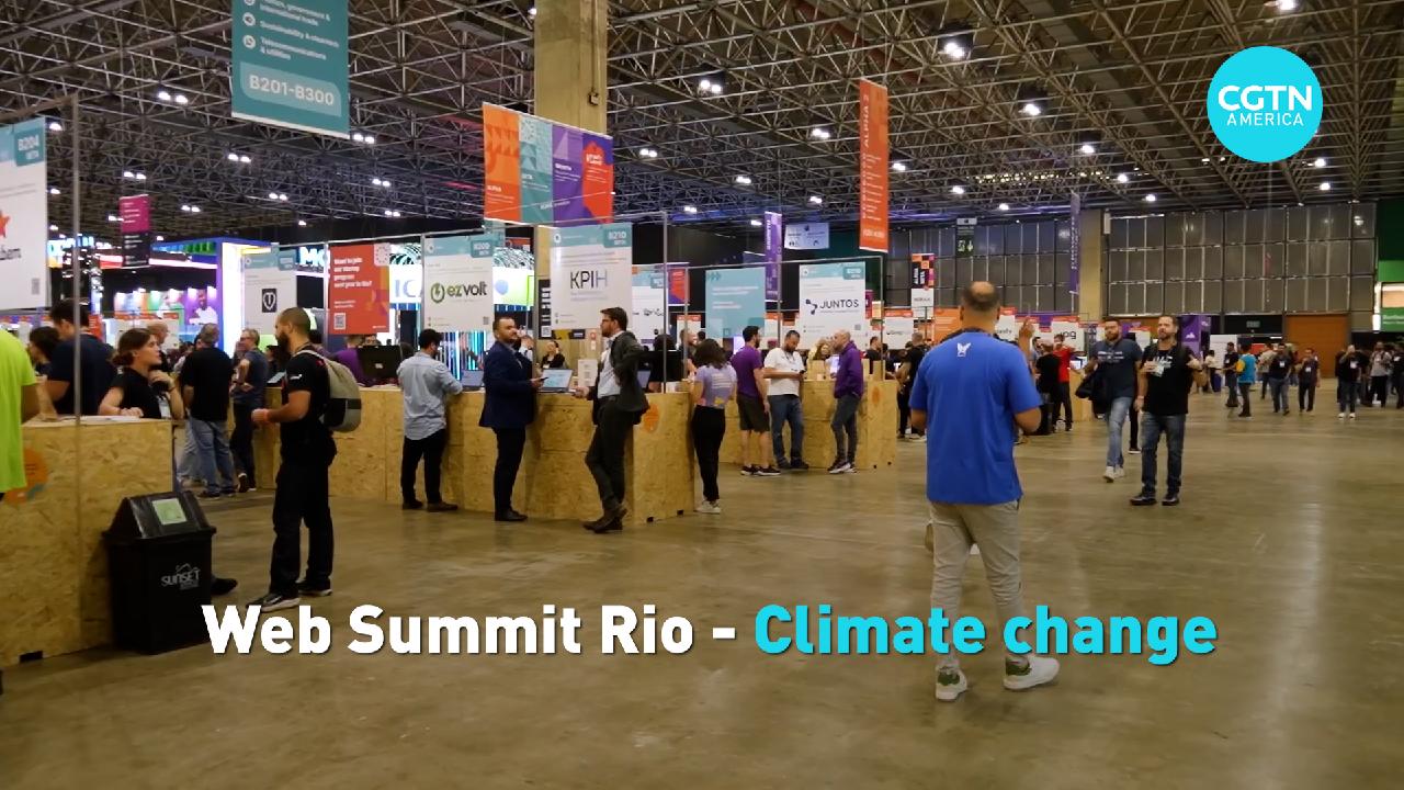 Web Summit Rio - Climate change - CGTN