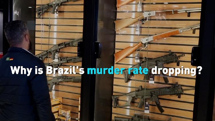 Why is Brazil's murder rate dropping? - CGTN