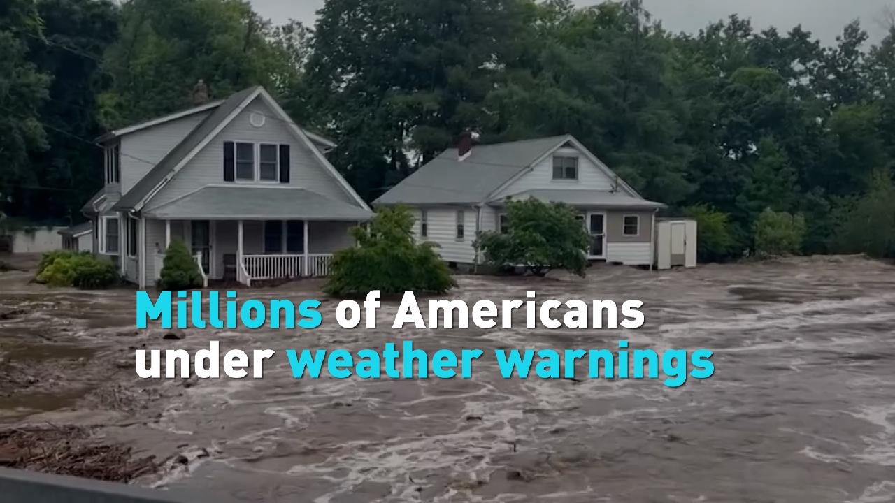 Millions of Americans under weather warnings - CGTN