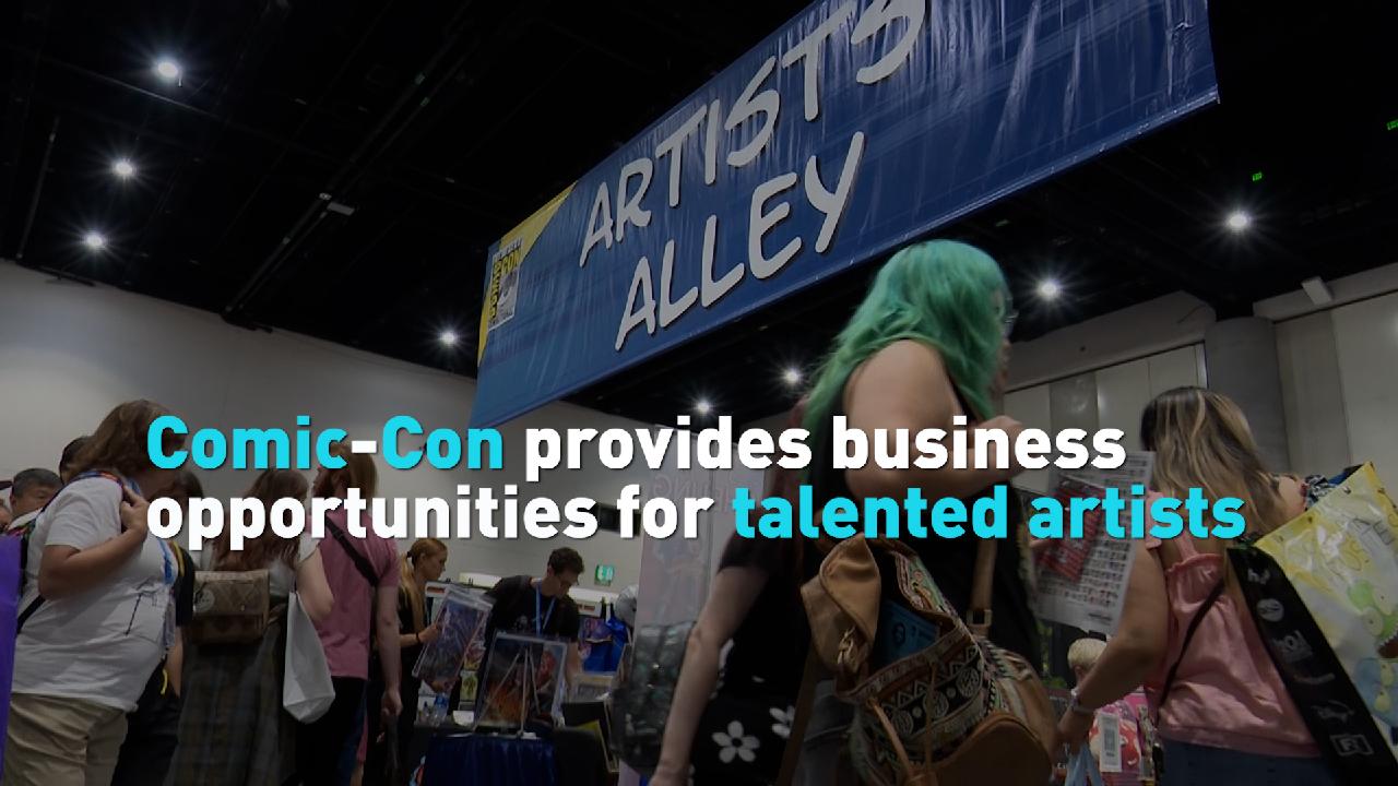 Comic-Con provides business opportunities for talented artists - CGTN