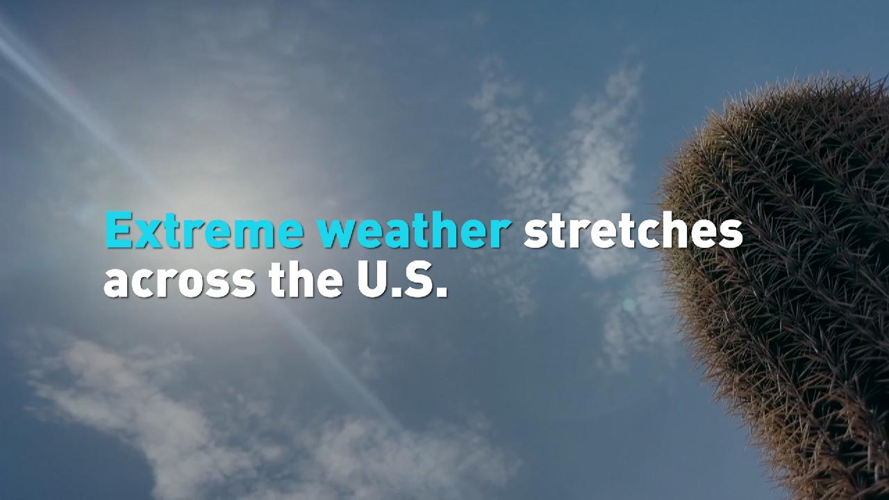 Extreme weather stretches across the U.S. - CGTN