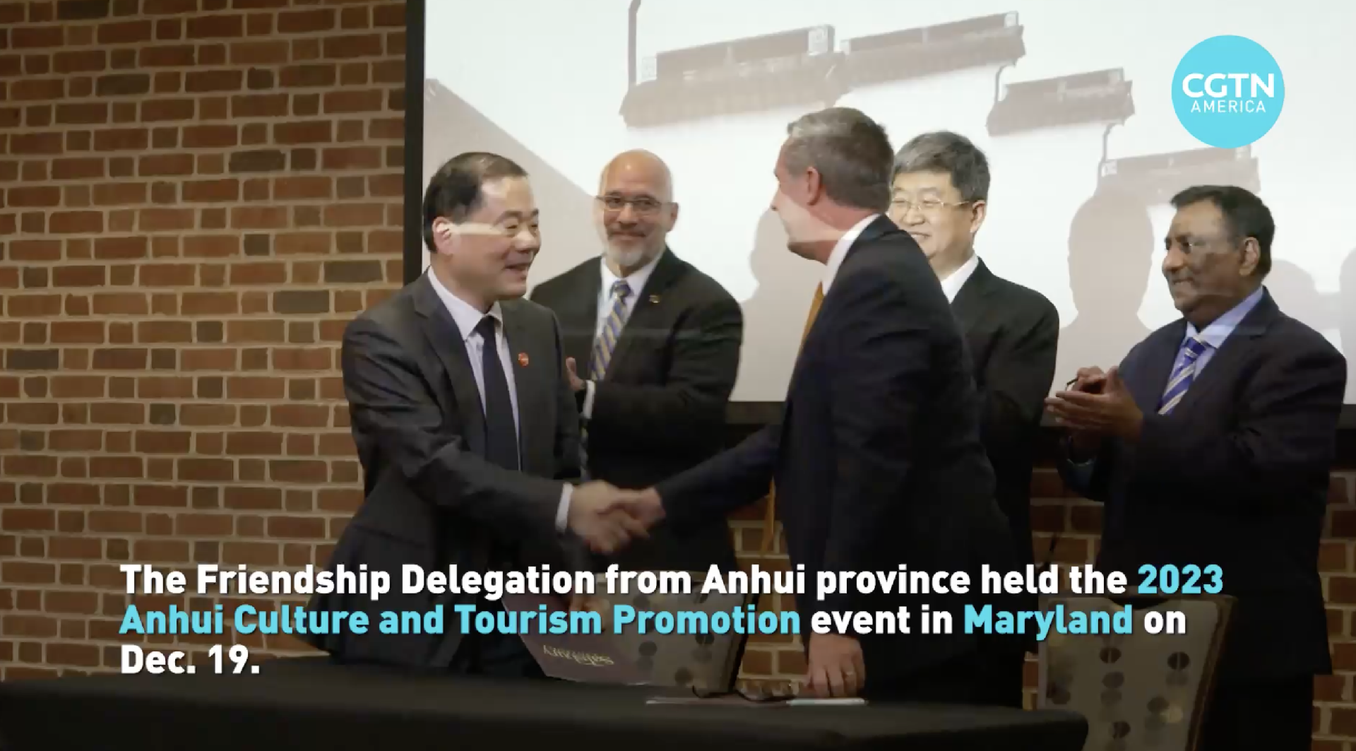 Anhui and Maryland strengthen China-U.S. people-to-people exchanges - CGTN