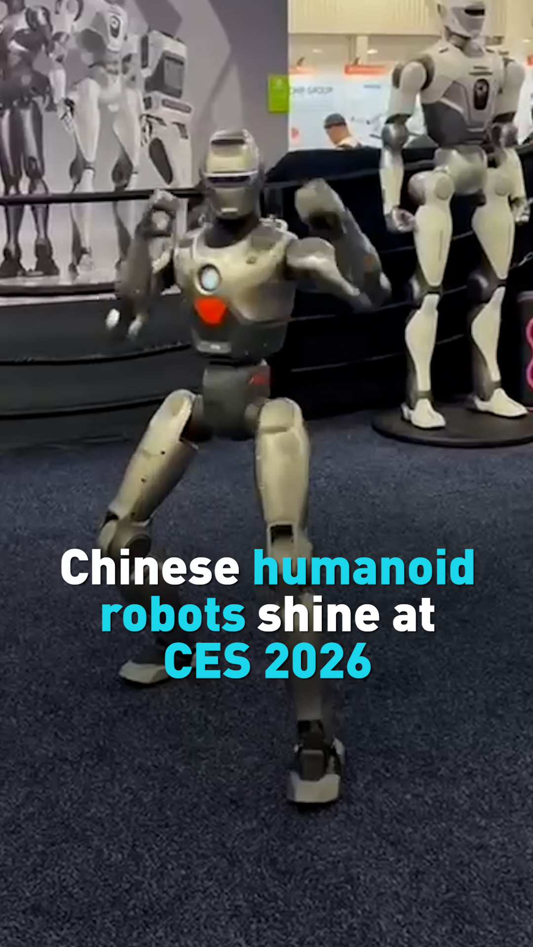 Chinese humanoid robots shine at CES 2026 - CGTN